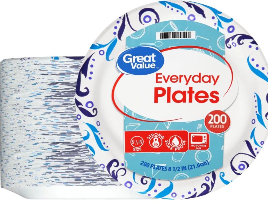 Great Value Disposable Paper Plates 200-Count Only $9.97 on Walmart.com ...