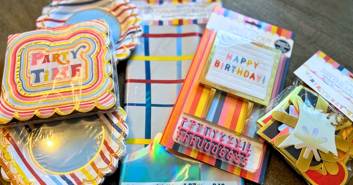 NEW Packed Party Line Available at Walmart: Trendy & Affordable Party ...