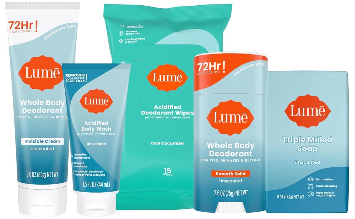 Aluminum-Free Lume Deodorant Starter Pack Just $29.98 Shipped