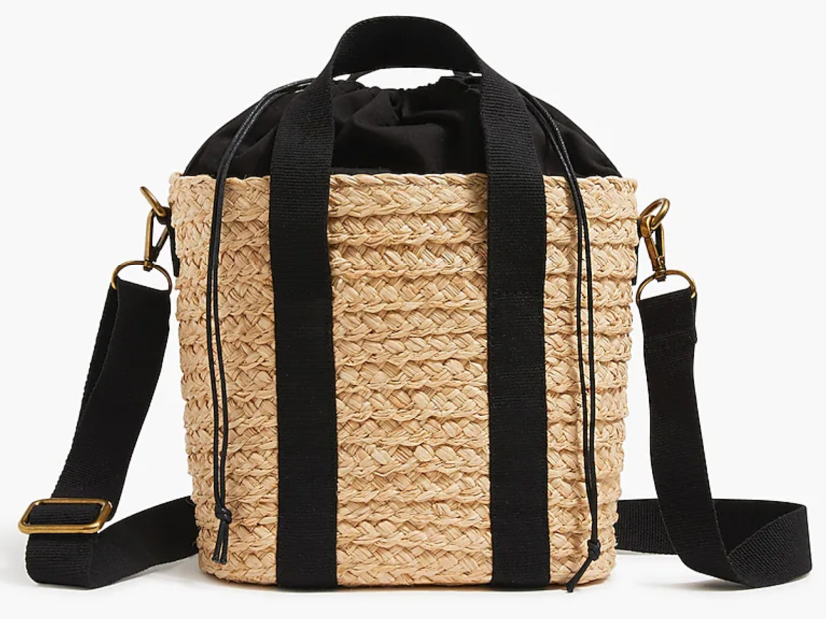 J Crew Straw Bag