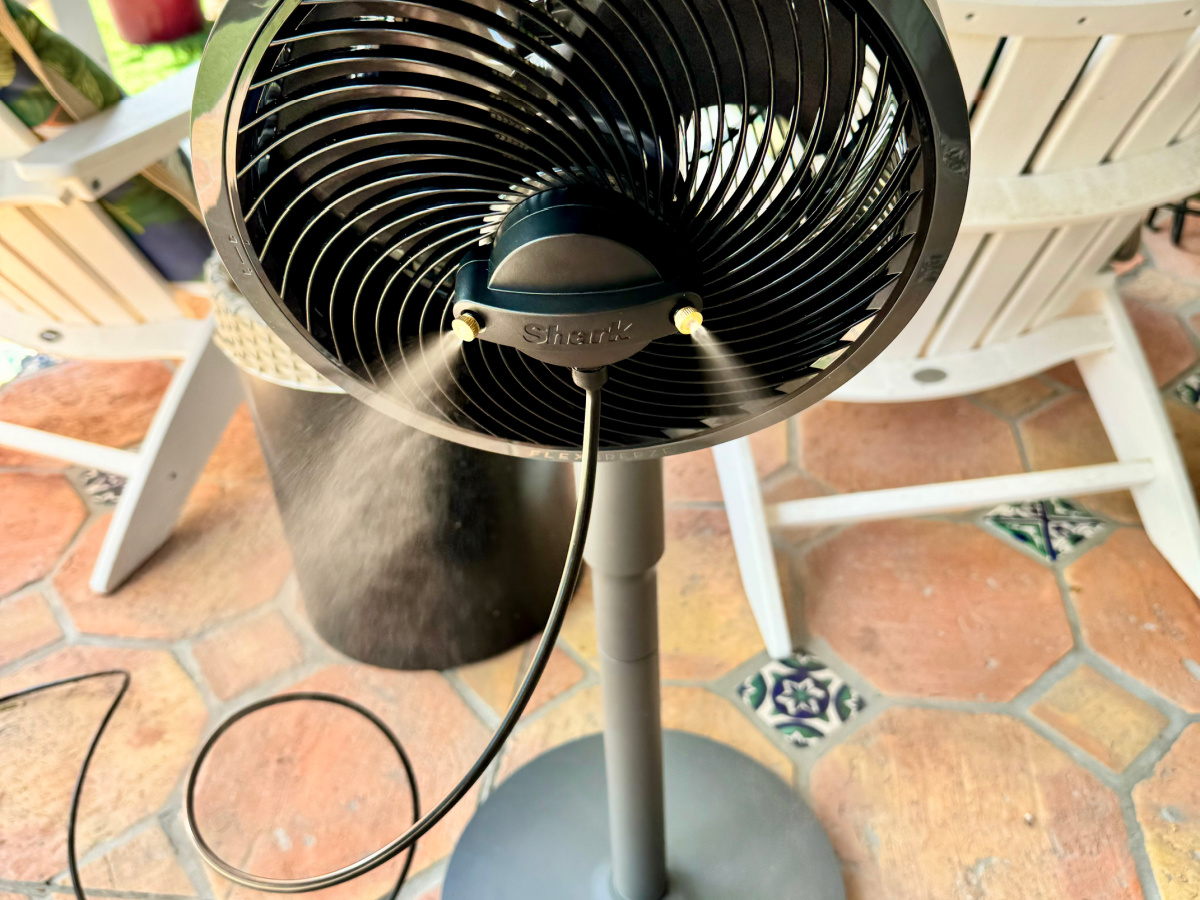 $50 OFF Shark FlexBreeze Cordless Fan w/ Cover & Mister Attachment ...