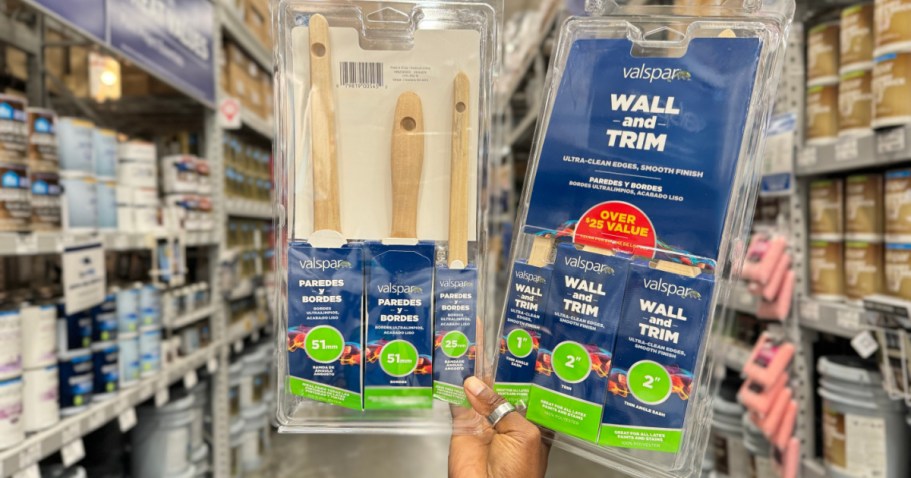 Valspar Paint Brush 3-Pack Just $9.98 at Lowe's (Regularly $20) | Hip2Save