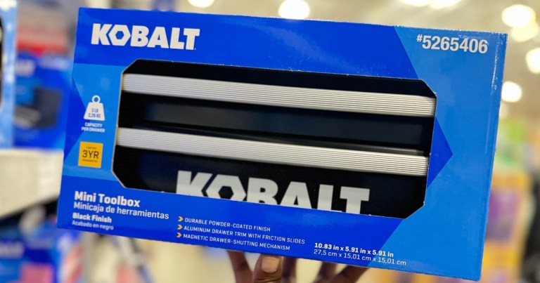 Kobalt Mini Tool Box Only $19.98 (NEW Colors!) – Perfect for Makeup ...