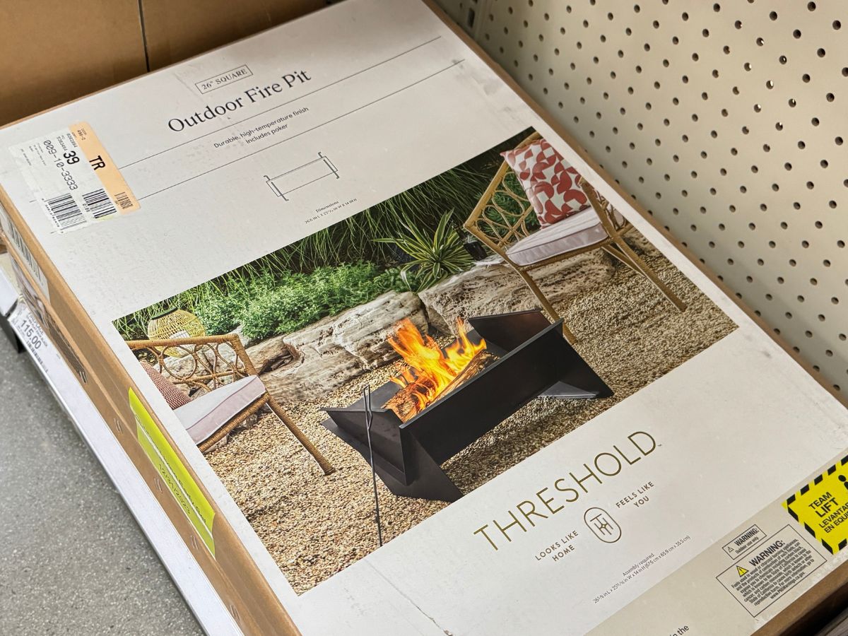 50% Off Target Fire Pits | Patio Tabletop Fireplace Only $40 Shipped ...