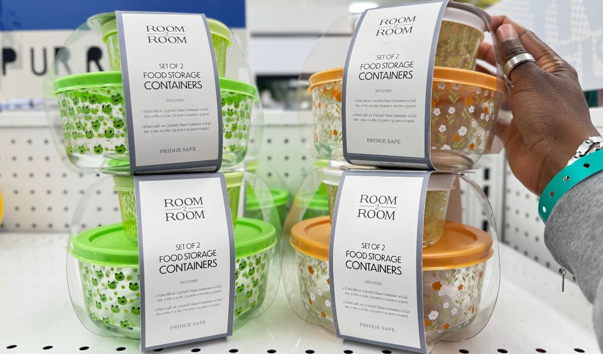 Five Below Glass Food Storage Sets Only $5.55 | Includes 2 Bowls with ...