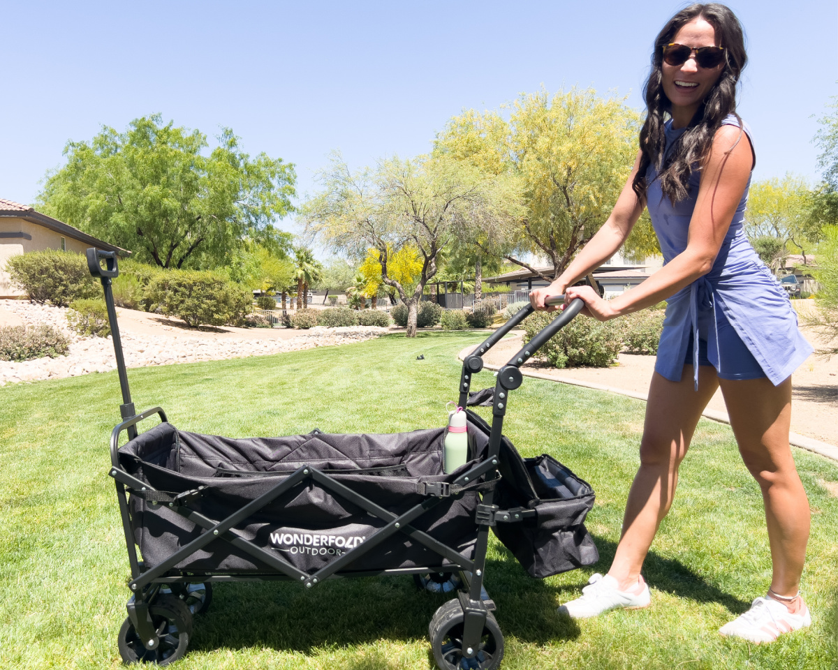 Wonderfold Push & Pull Wagon w/ Cooler & Cupholder ONLY $69.99 Shipped ...