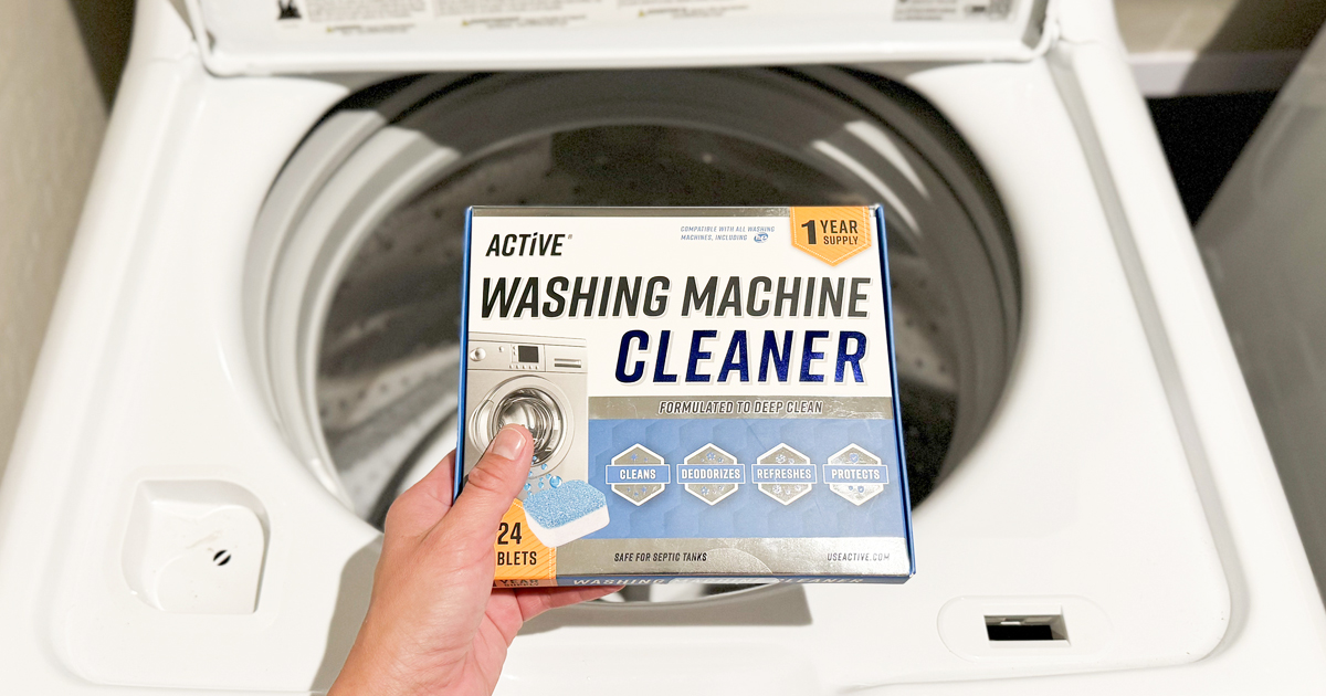 1-Year Supply of ACTIVE Washing Machine Cleaner Just $13.62 on Amazon ...