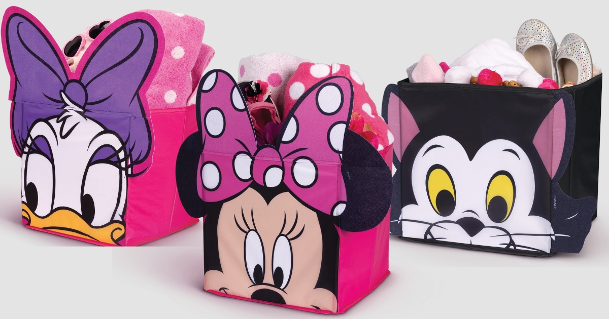 Disney Storage Bin 3-Piece Set Just $12 Shipped for Walmart Plus ...