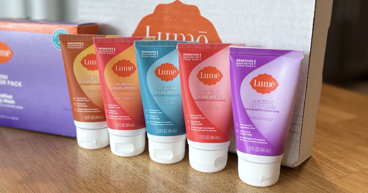 Lume Body Wash Minis 5-Pack Just $22 Shipped on Amazon | 24-Hour Odor ...