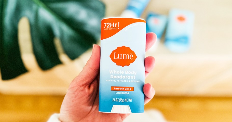 Lume Whole Body Deodorant 5-Pack ONLY $50 Shipped – Just $10 Per Stick ...