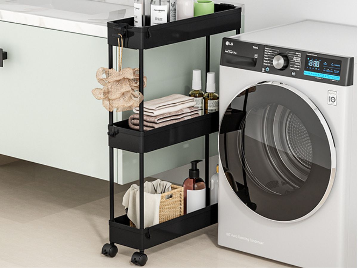 Slim 3-Tier Rolling Storage Cart Just $16.82 on Amazon | Over 20K 5 ...