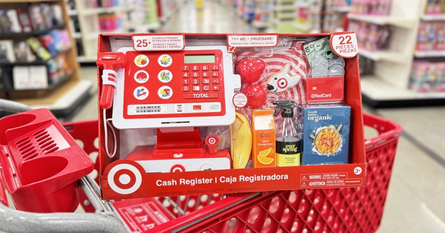 Target Toy Cash Register & Accessories Only $20.99 - Includes Shopping ...