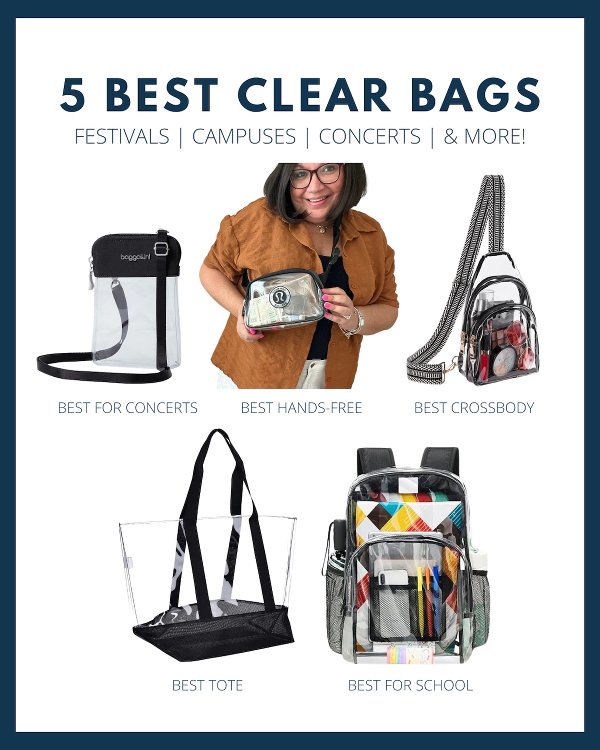 5 Clear Bags for Stadiums, Concerts, School, & More! | Hip2Save