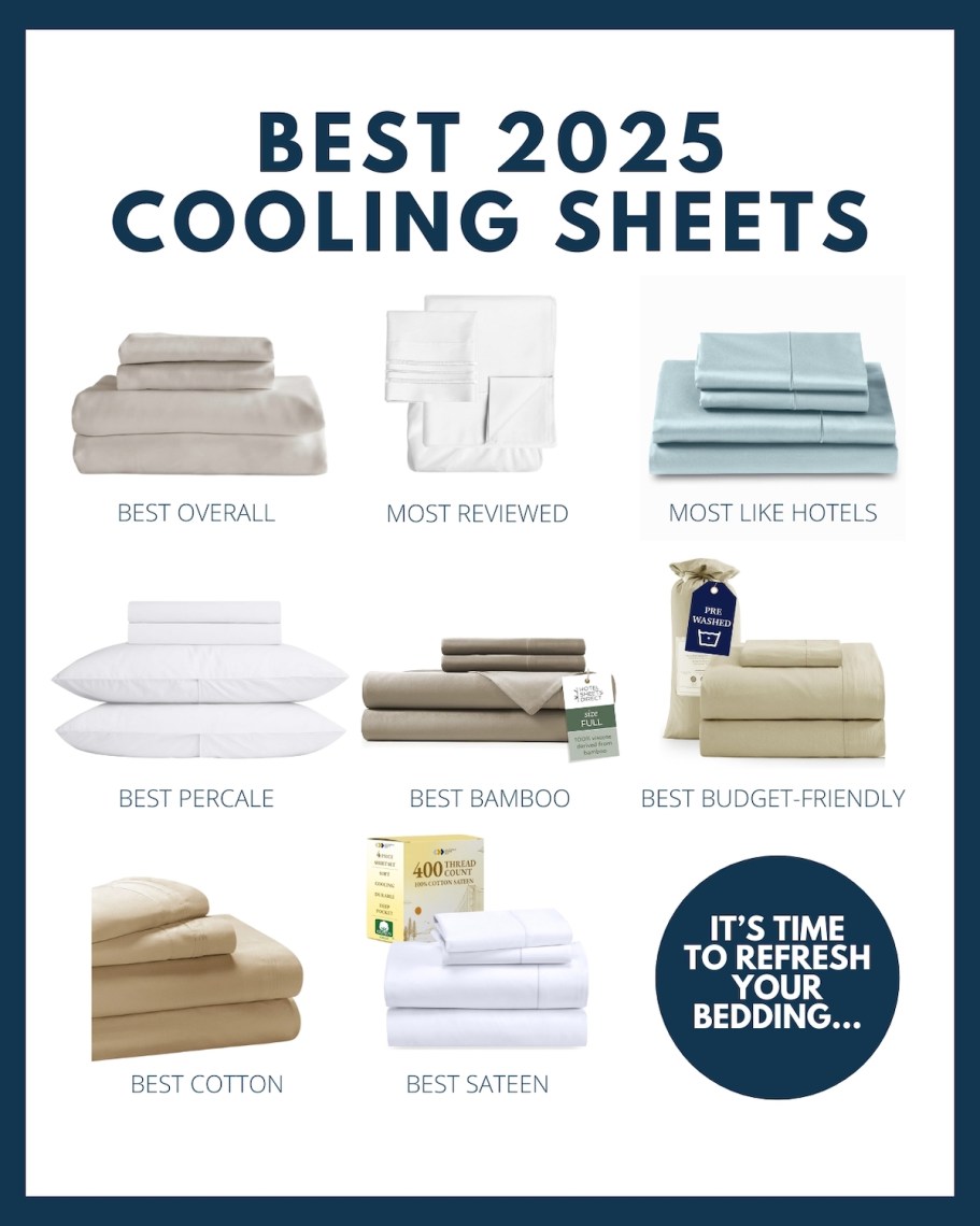 The Best Cooling Bed Sheets of 2025 for Every Budget | Hip2Save