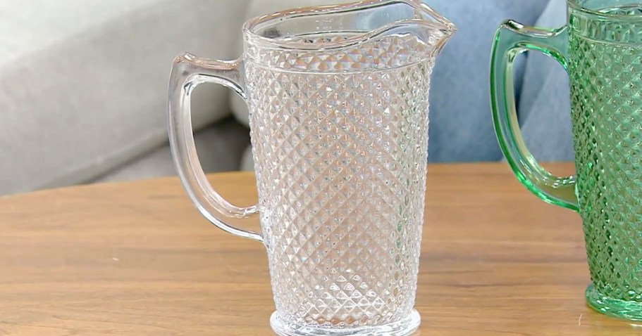 Diamond-Cut Glass Pitcher Only $8 Shipped (Reg. $35) | Hip2Save