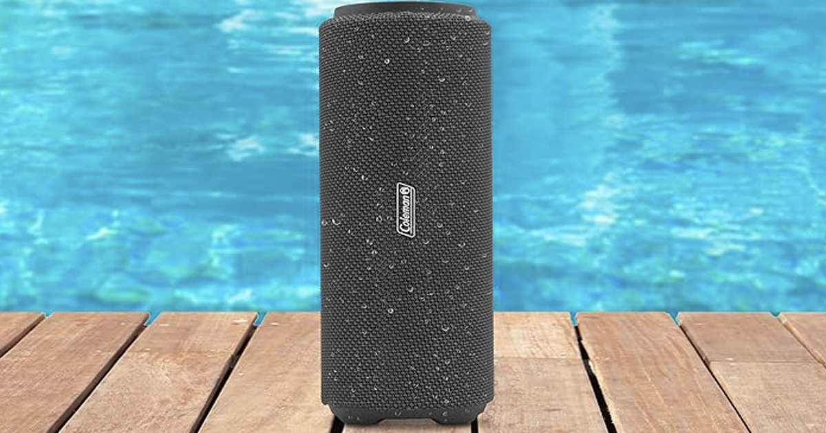 Coleman Portable Waterproof Bluetooth Speaker Only $22.99 Shipped ...