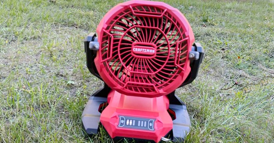 Craftsman 3-Speed Cordless Misting Fan Only $94 Shipped on Lowes.com ...