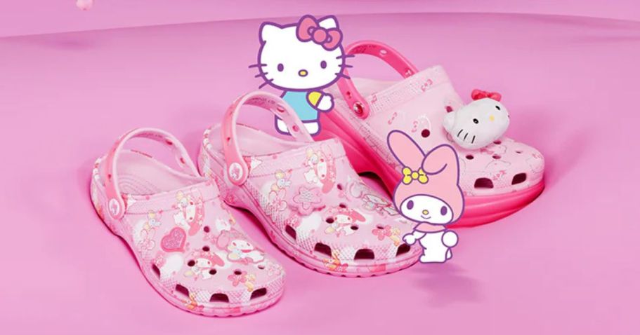 NEW Hello Kitty Crocs Shoes & Jibbitz Charms Now Available!