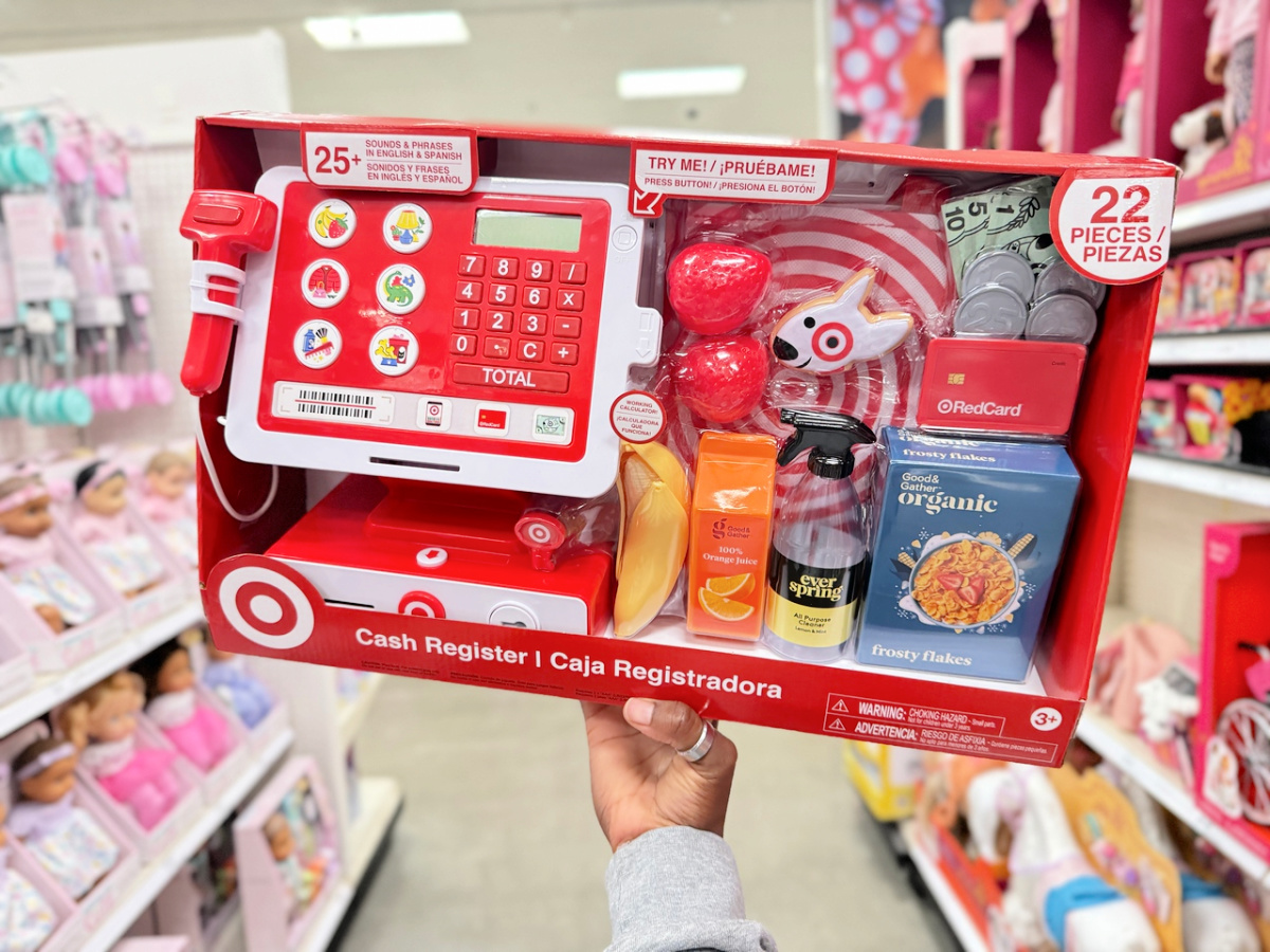 Target Toy Cash Register & Accessories Only $20 - Includes Batteries ...