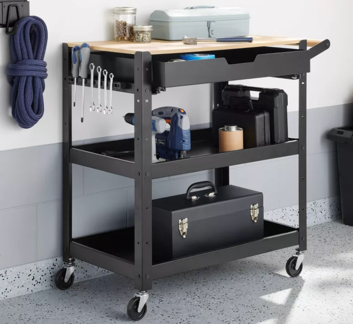 Highly-Rated 3-Tier Metal Utility Carts from $28 on Target.com | Hip2Save