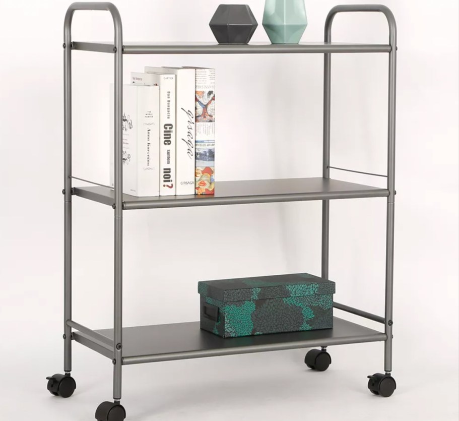 Highly-Rated Round Metal 3-Tier Utility Cart ONLY $32 on Target.com ...