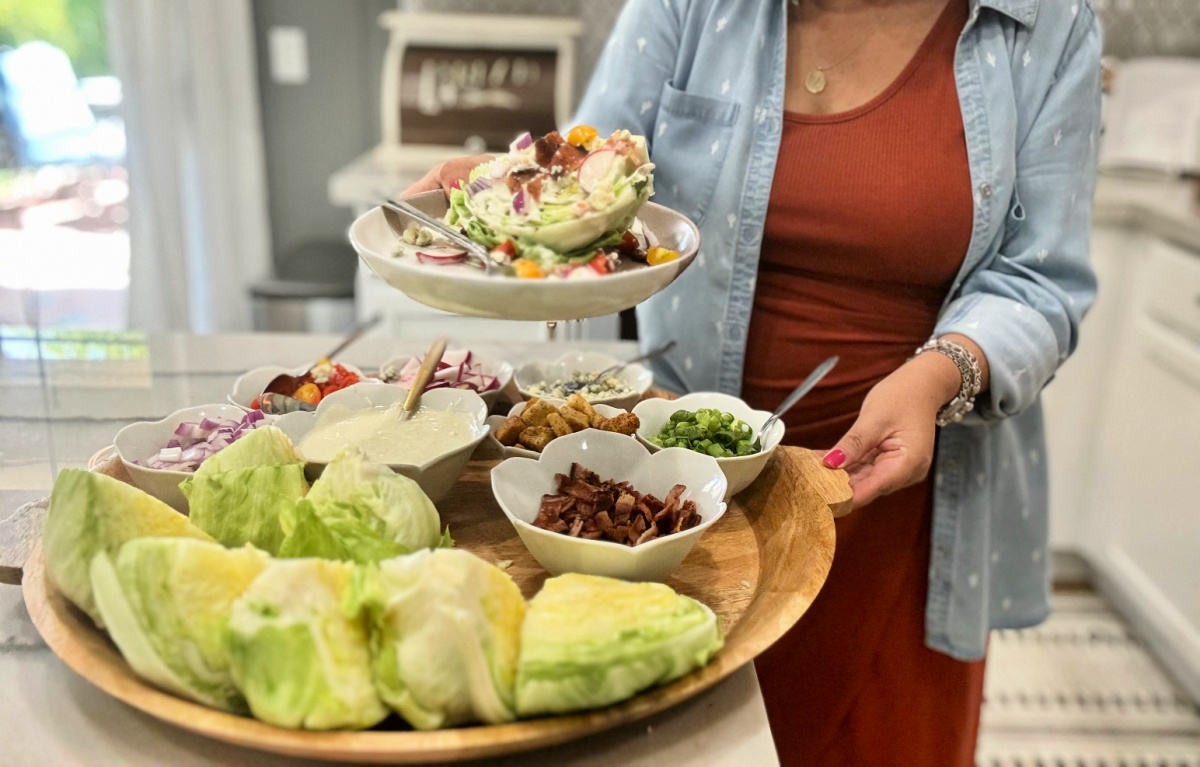 Make a Wedge Salad Board For a Crowd!