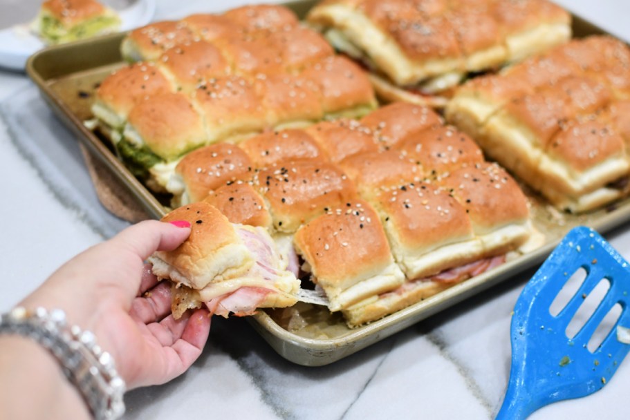 Make 4 Different Hawaiian Roll Sliders on a Sheet Pan!