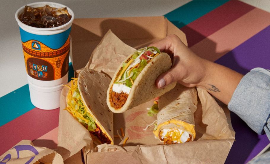 NEW Taco Bell Menu Items: Big Cheez-It Crunchwrap & Tostada