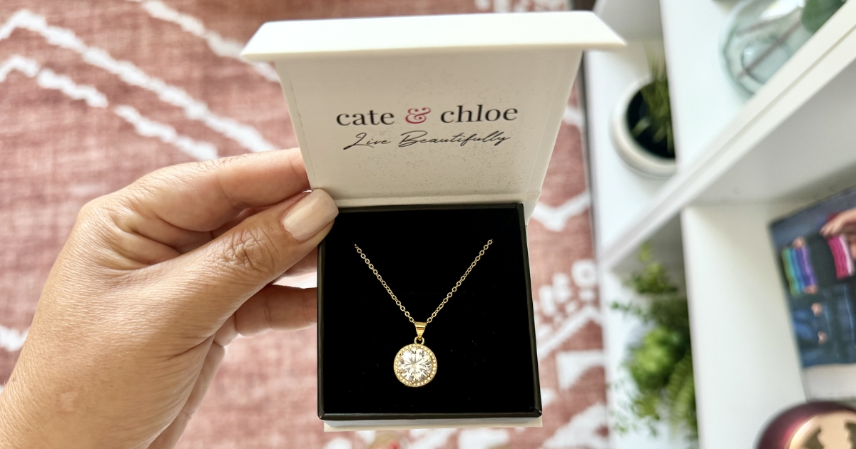 Cate & Chloe Pendant Necklace w/ Gift Box Only $15.99 Shipped (Easy ...