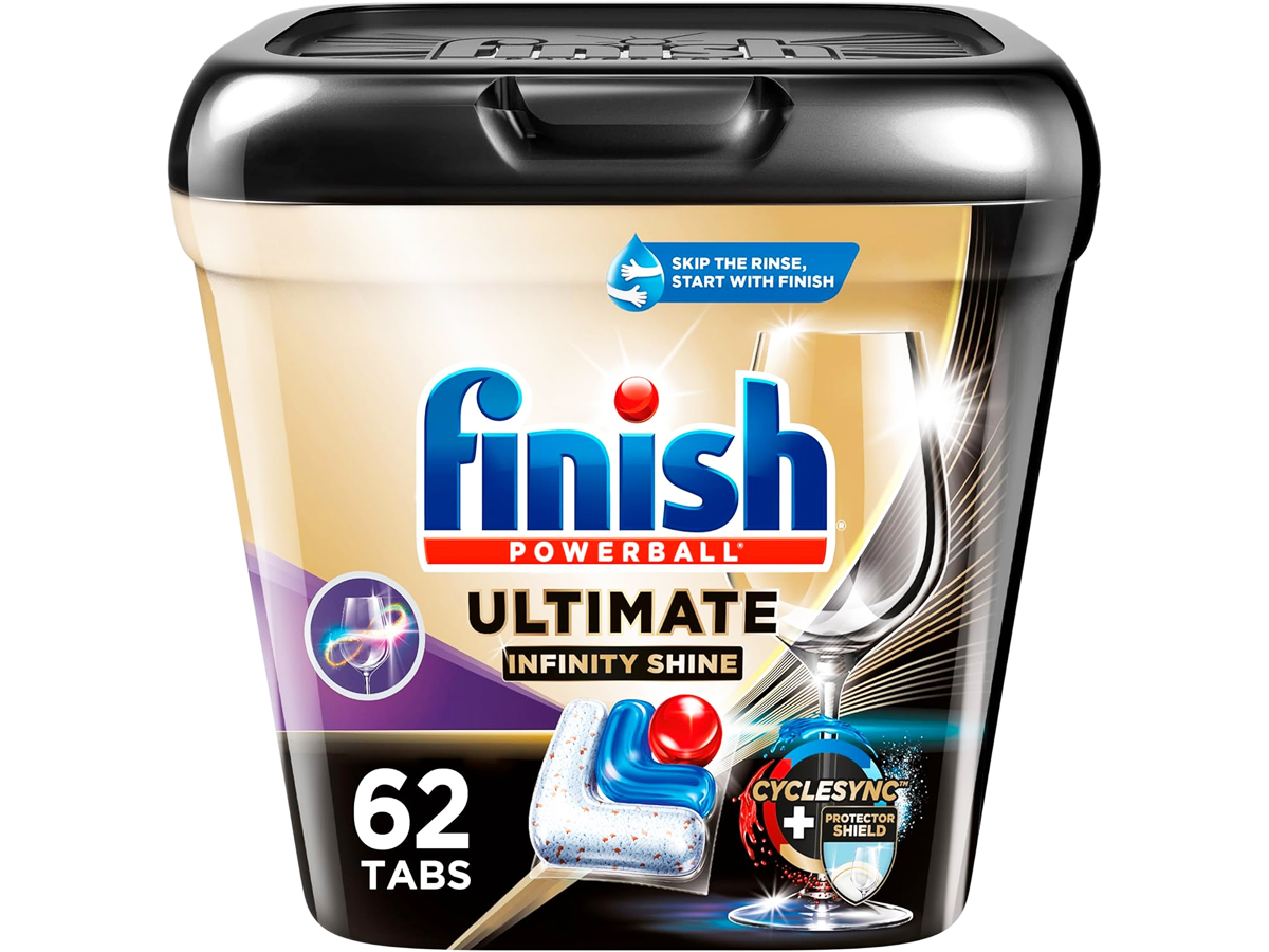 Finish Ultimate Infinity Shine Detergent Tablets 62-Count Just $13.81 ...