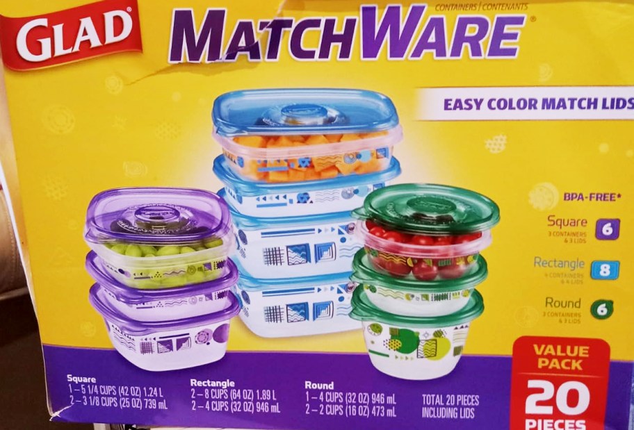 Glad Food Storage Containers 20-Pack Just $20.99 on Amazon | Hip2Save