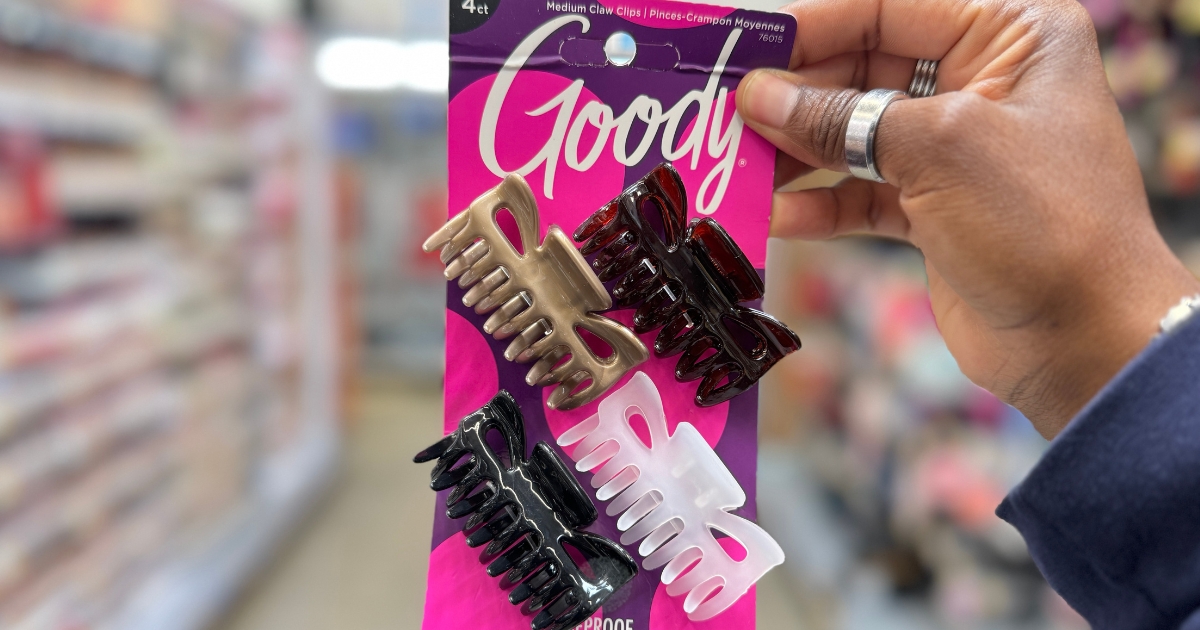 Goody Claw Clips 4-Count Just $1.79 at Walmart (Reg. $8) | Hip2Save