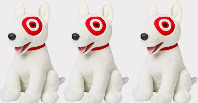 NEW Target Exclusive Bullseye Dog Plush | Hip2Save