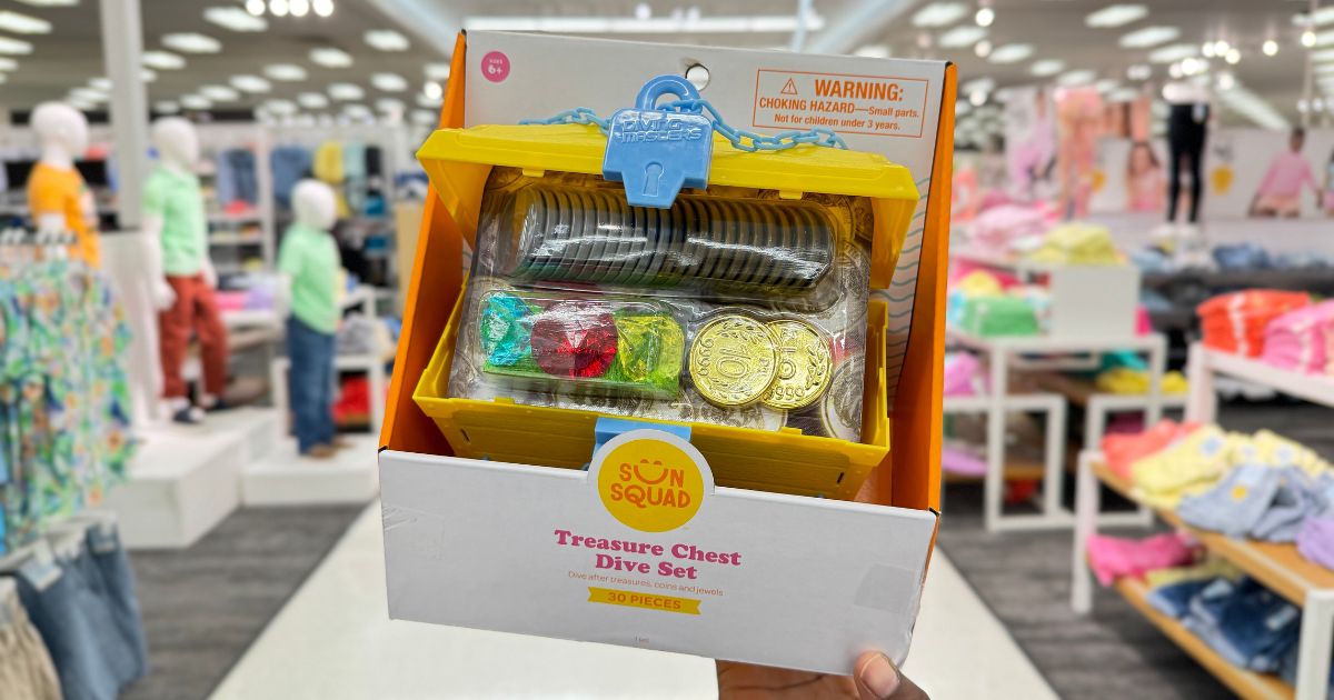 Sun Squad Treasure Chest Dive Set Only $9.60 at Target (Regularly $12 ...