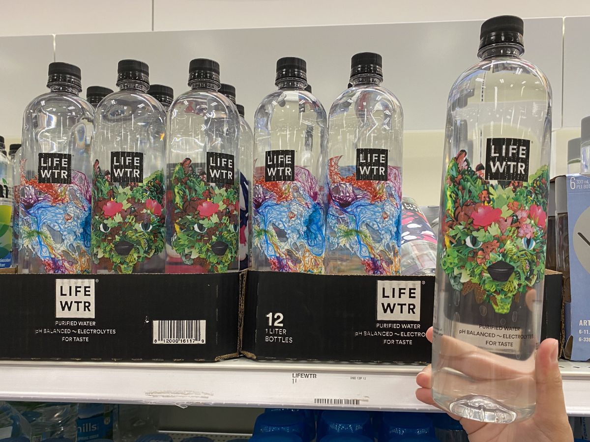 LIFEWTR Purified Drinking Water 1-Liter Just 98¢ After Walmart Cash ...