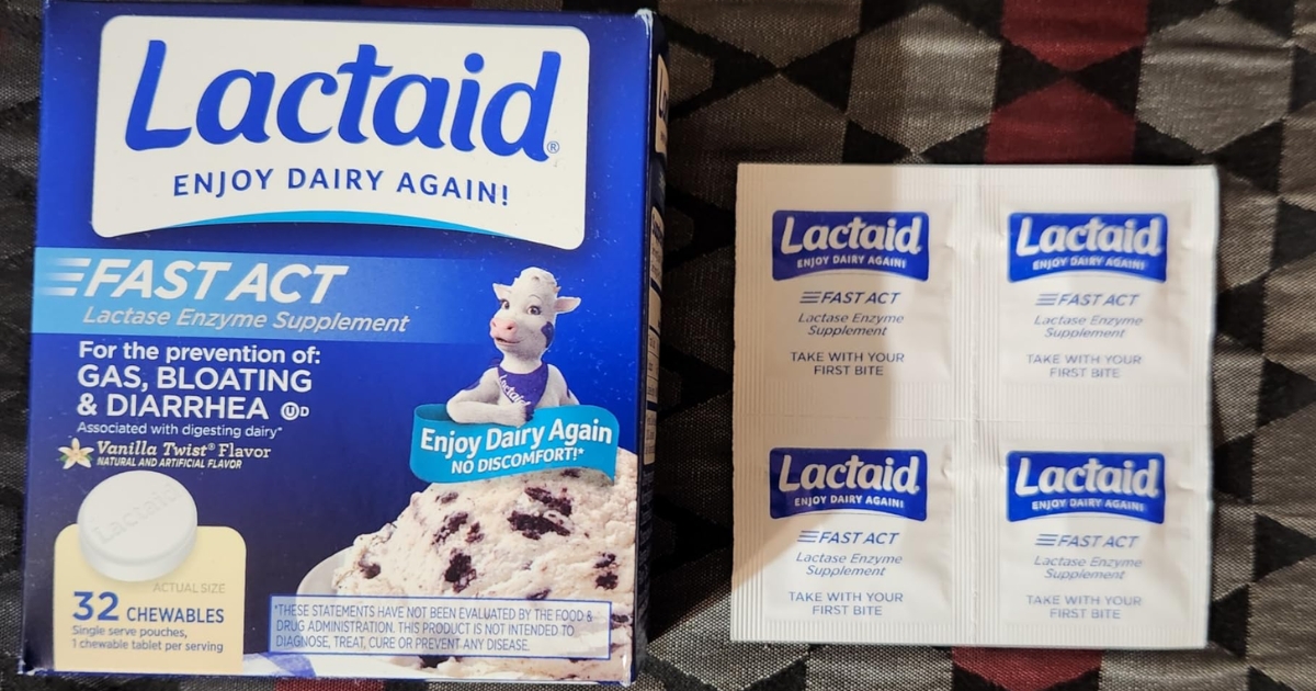 Lactaid Fast Act Chewables 32-Count Just $4.84 Shipped on Amazon ...