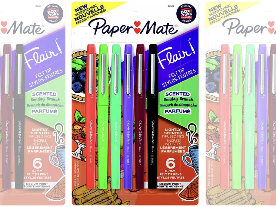 WOW! Paper Mate Scented Flair Pens 6-Pack Just 79¢ at Walgreens (Reg ...