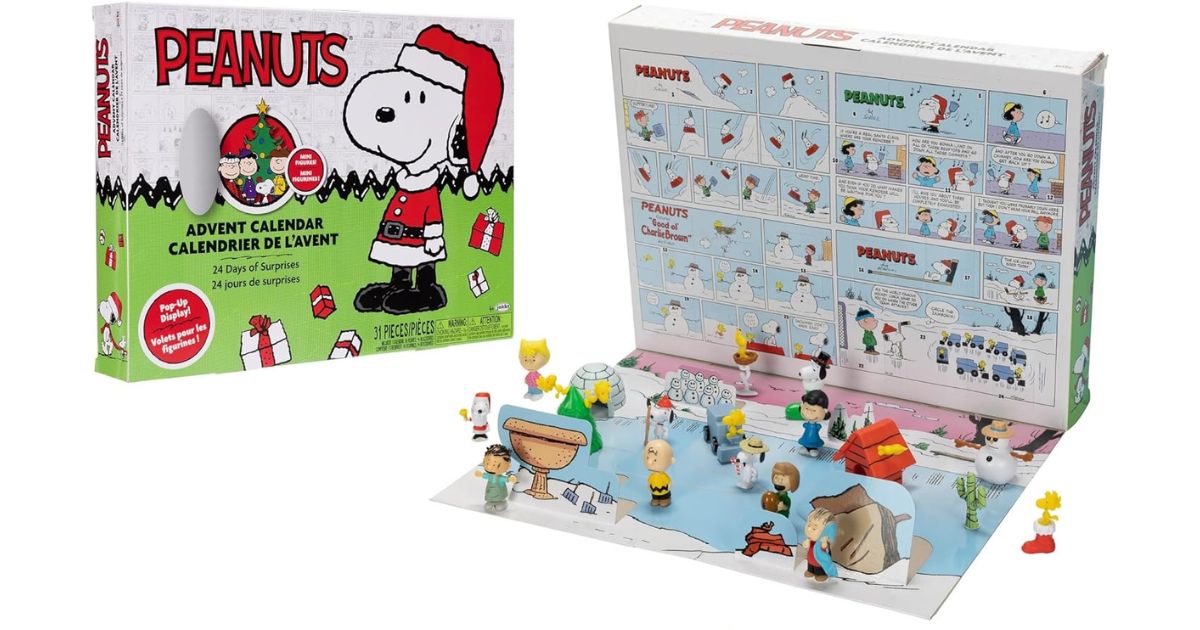 Peanuts 31-Piece Advent Calendar Just $12.94 on Amazon (Regularly $50 ...