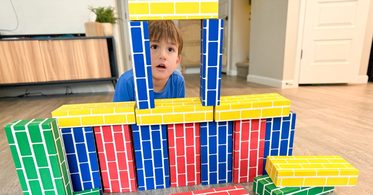 Cardboard Building Blocks 24-Piece Set Only $27.99 Shipped (Fun & Safe ...