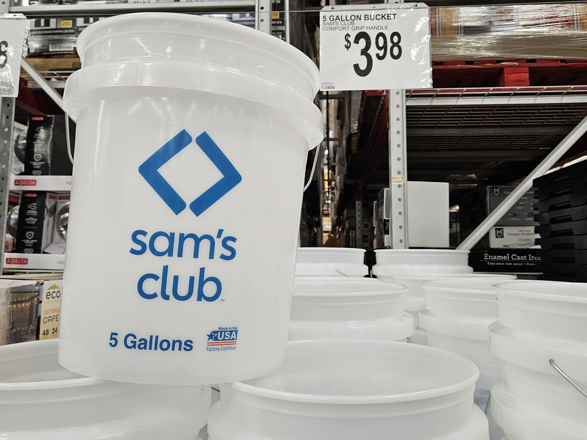 Sam's Club Reusable 5-Gallon Bucket Only $3.98 | Hip2Save