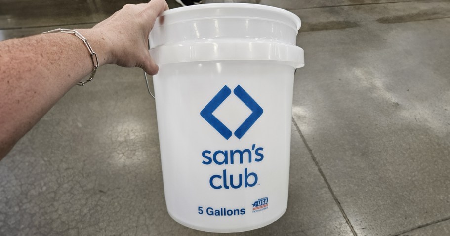 Sam's Club Reusable 5-Gallon Bucket Only $3.98 | Hip2Save
