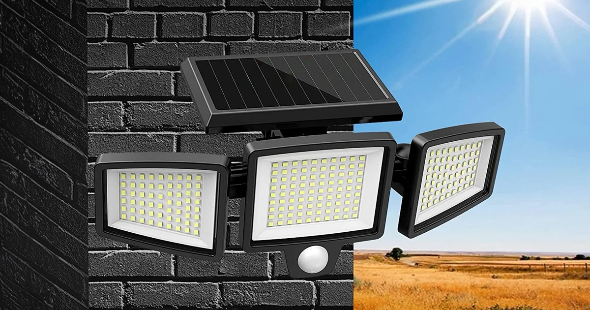 Solar LED Motion Sensor Light Just $13.59 on Walmart.com | Over 4,000 5 ...