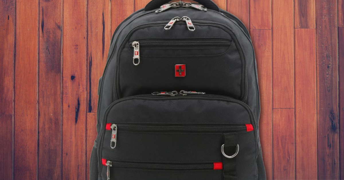 Swiss Tech Backpack w/ Laptop Sleeve & USB Port JUST $14.97 on Walmart ...