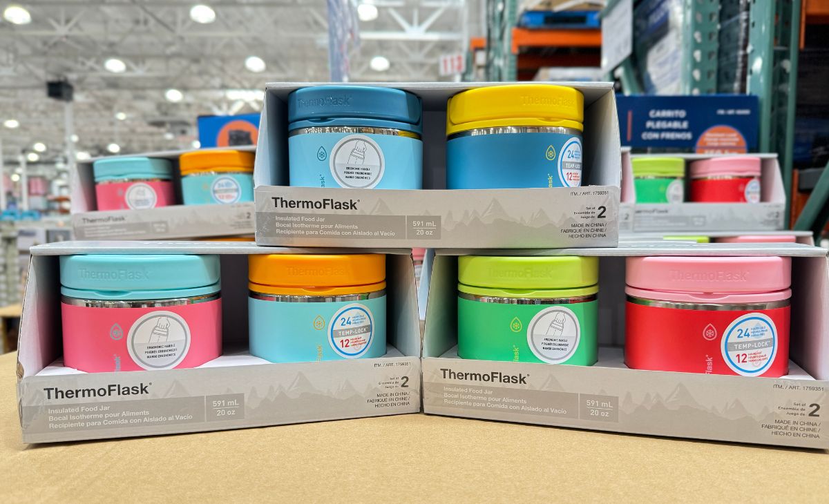 ThermoFlask Food Jar 2-Pack Only $16.99 at Costco | Insulated & Leak ...