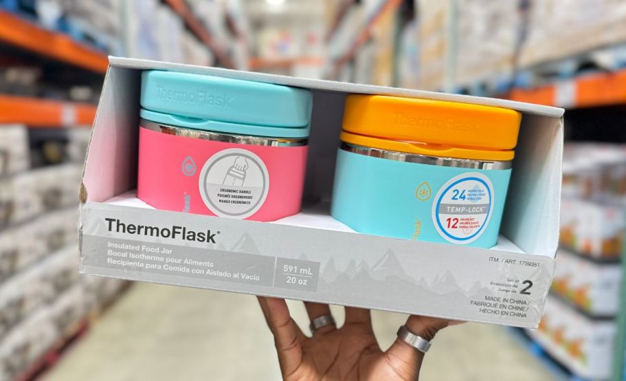 ThermoFlask Food Jar 2-Pack Only $16.99 at Costco | Insulated & Leak ...