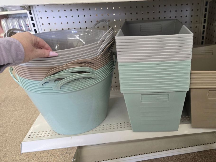 Get Organized with Dollar Tree Storage Baskets from $1.25! | Hip2Save