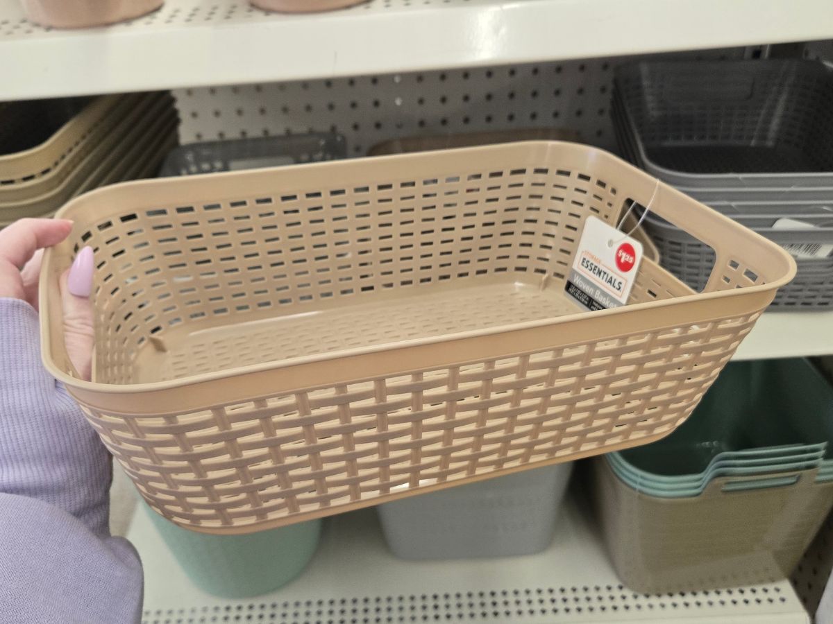 Get Organized with Dollar Tree Storage Baskets from $1.25! | Hip2Save