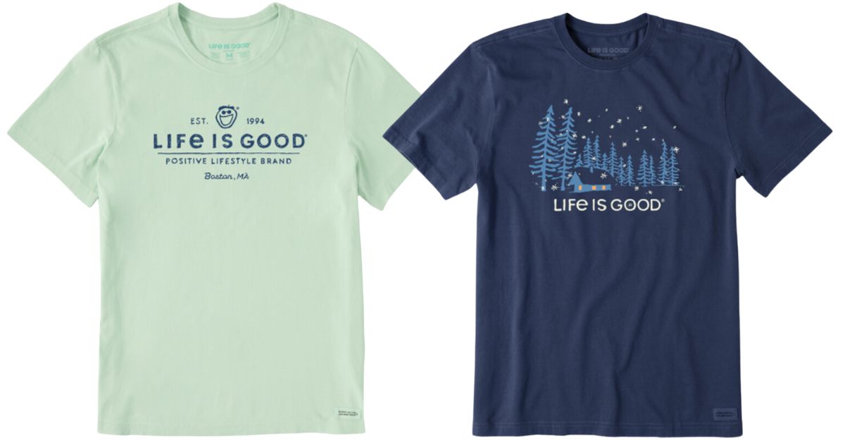 Up to 70% Off Life is Good Clothing + Free Shipping on ANY Order | Hip2Save