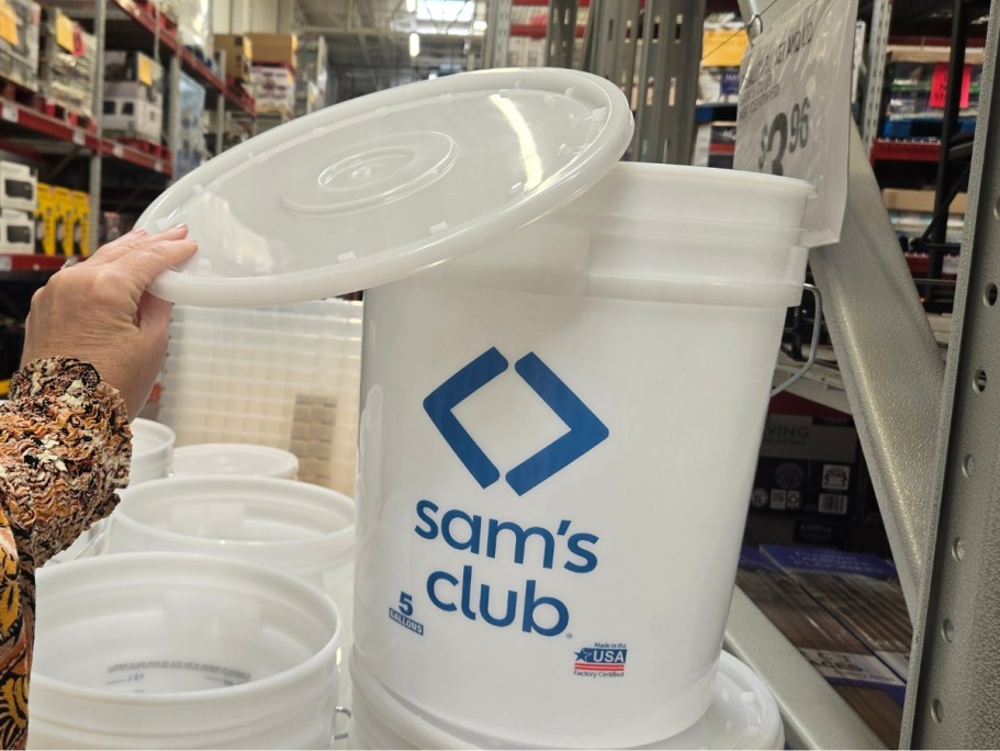 Grab This 5-Gallon Bucket with Lid at Sam’s Club for Just $3.96 | Hip2Save