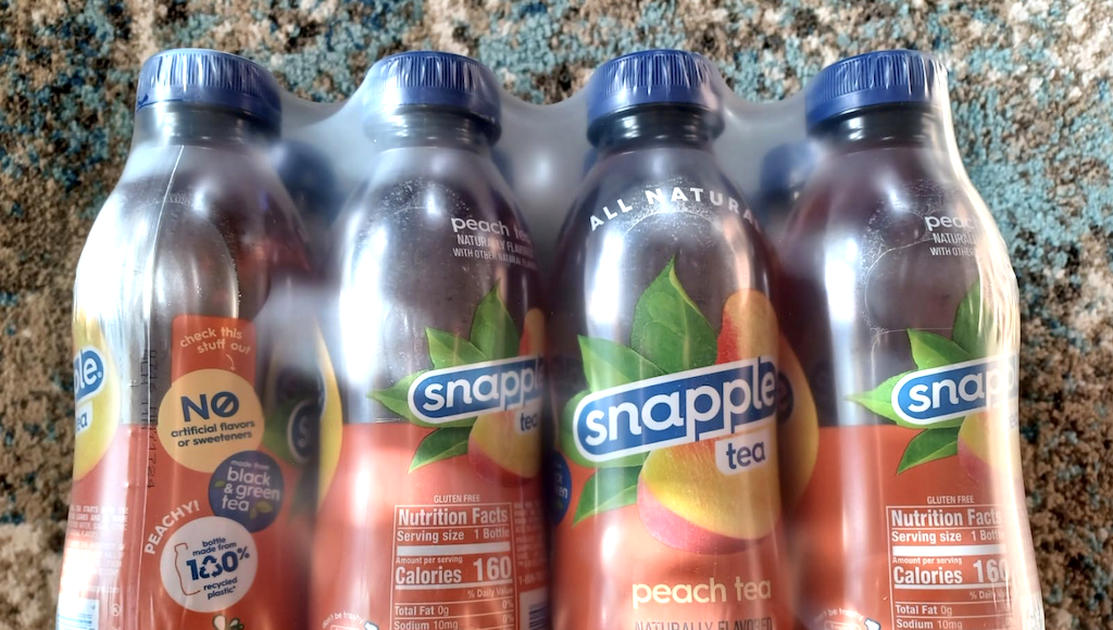 Snapple Peach Tea 12-Pack Just $9.48 Shipped on Amazon | Just 79¢ Per ...